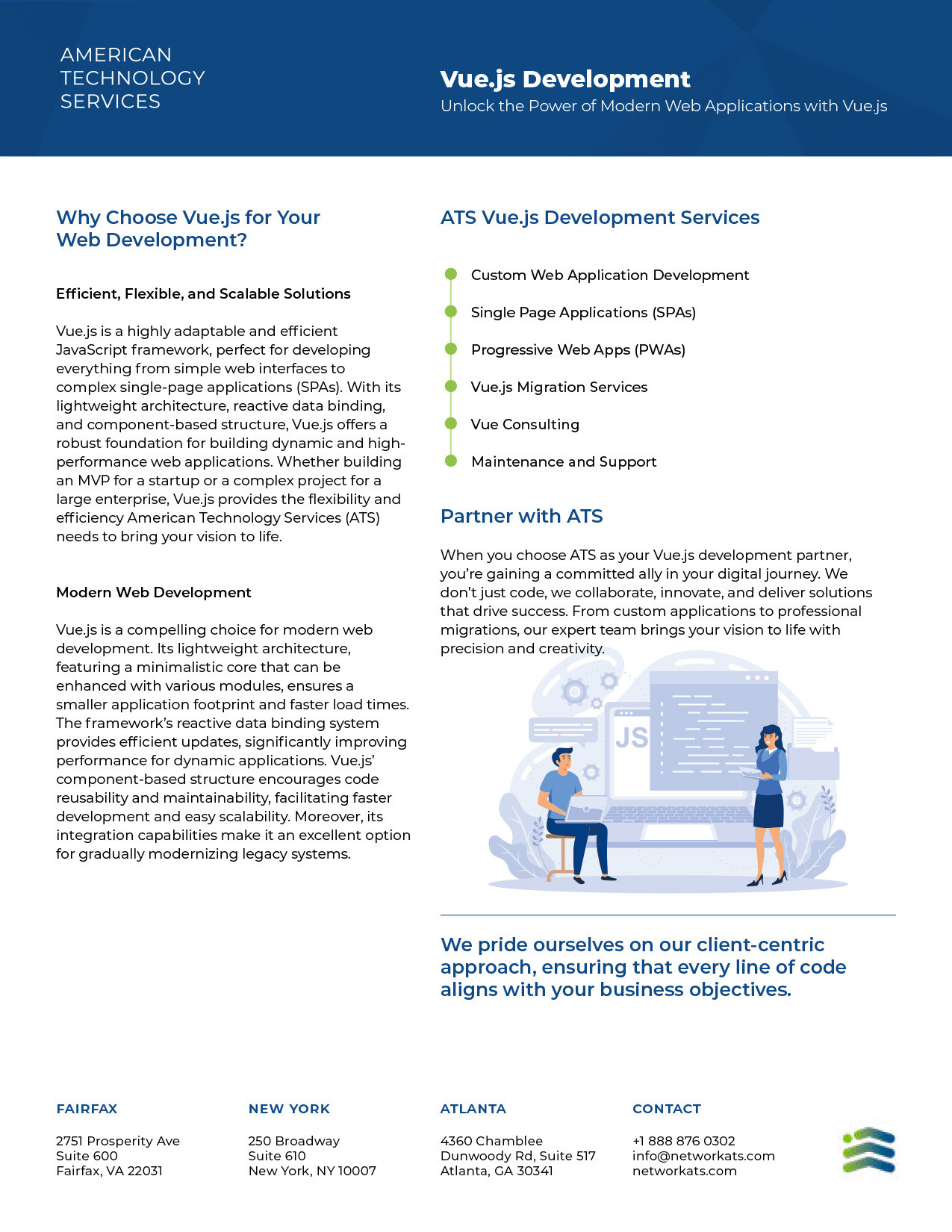 Develop Smarter, Faster Web Applications with Vue.js - American Technology Services