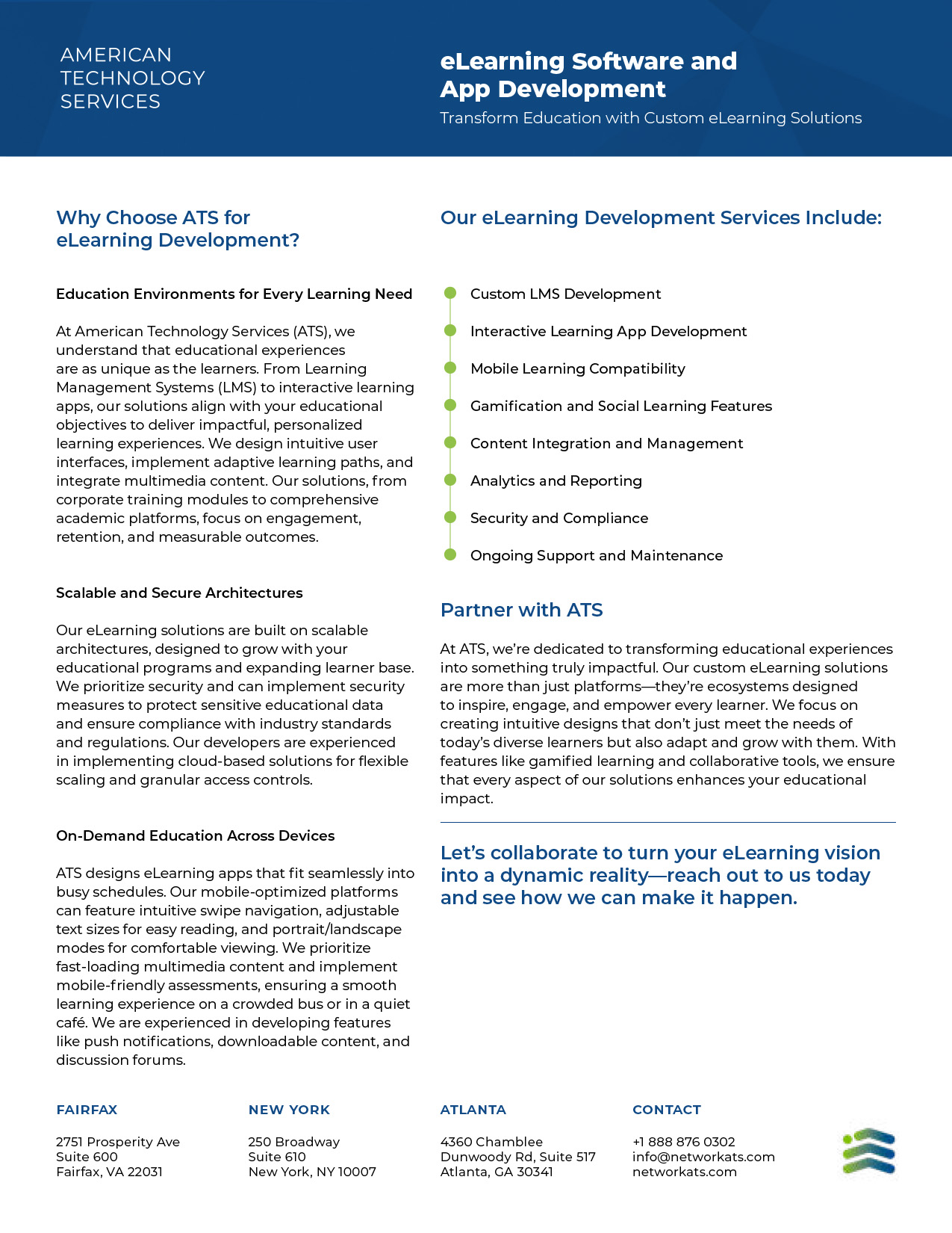 Craft Engaging Educational Apps and LMS with ATS eLearning Software ...